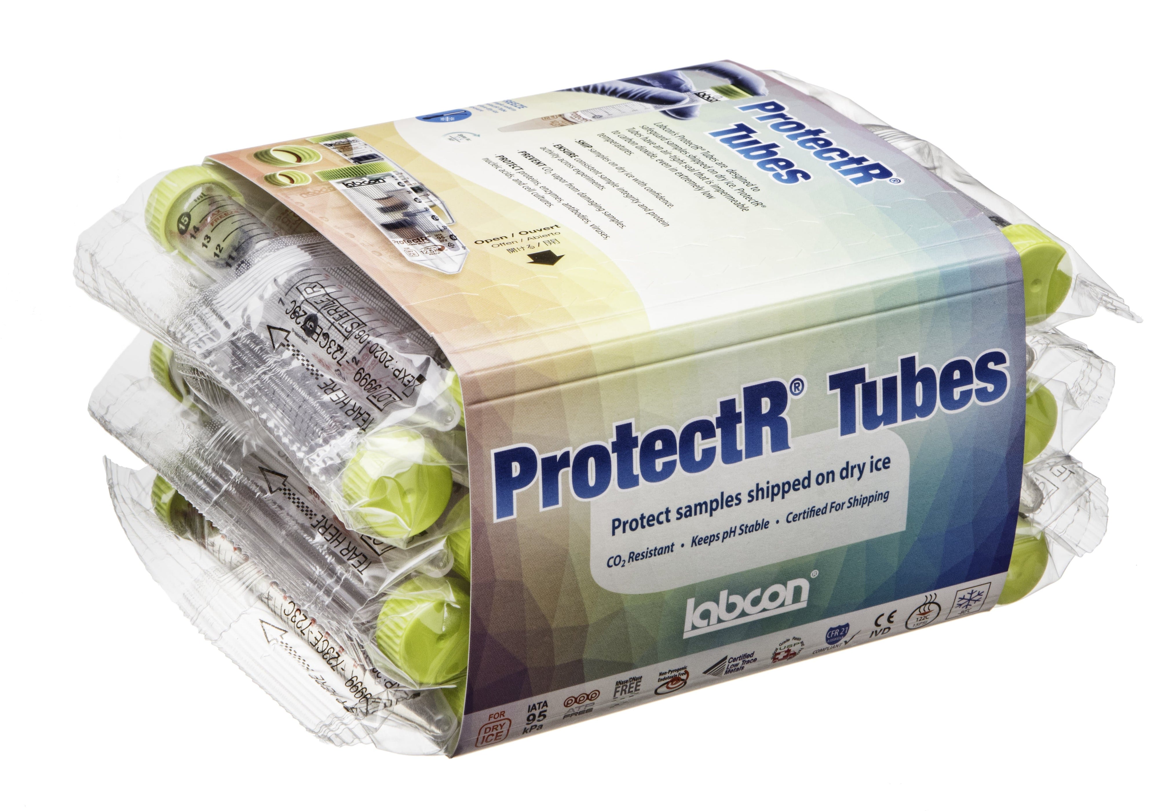 Labcon® CO2 Resistant Tubes for Shipping with Dry Ice | DBiomed — DBIOMED
